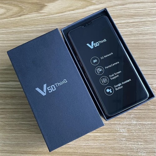 LG V50 ThinQ - 128 GB - Black (Unlocked) (Single SIM) for sale online ...