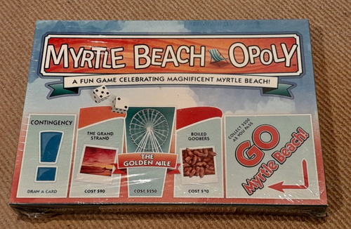 MYRTLE BEACH OPOLY - classic board game, !!! UN-OPENED!!! | eBay