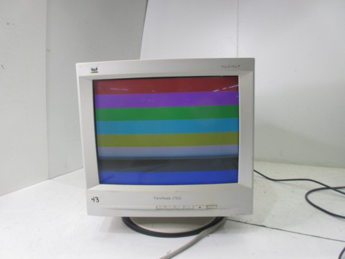 ViewSonic 17GS 1769GS-2 17" Vintage CRT Color Monitor Computer Display ...