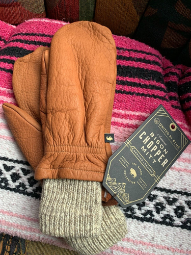 United By Blue American Bison Chopper Mitt with Ragg Wool Liner, Large ...