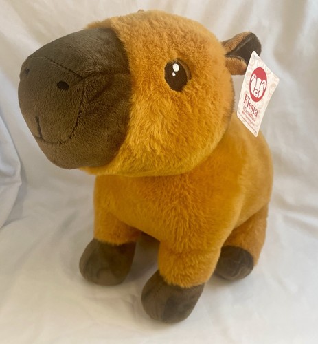 Large Capybara Plush Toy 16” Fiesta Super Soft PAPER TAG Big Stuffed Animal Flow | eBay