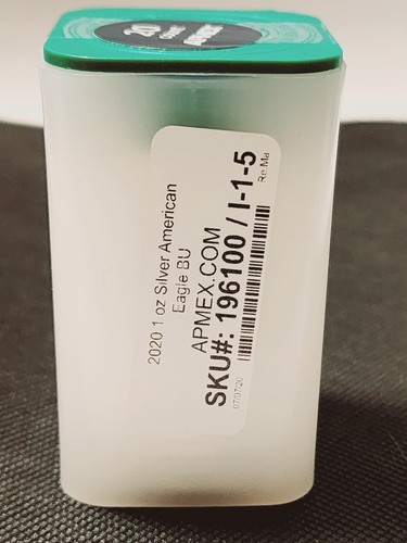 2020💥 Roll Of 20 APMEX 20x1oz Fine Silver American Eagle Coins BU Tube ...