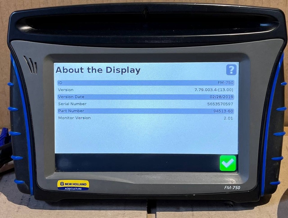 Trimble Display FM-750 RTX/ RTK With Internal AG-705 Radio & AG25 ...
