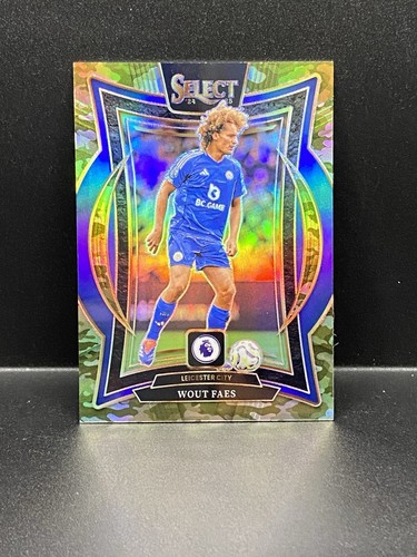 2024-25 Select Premier League - Wout Faes #93 - Terrace Camo Prizm /150 ...