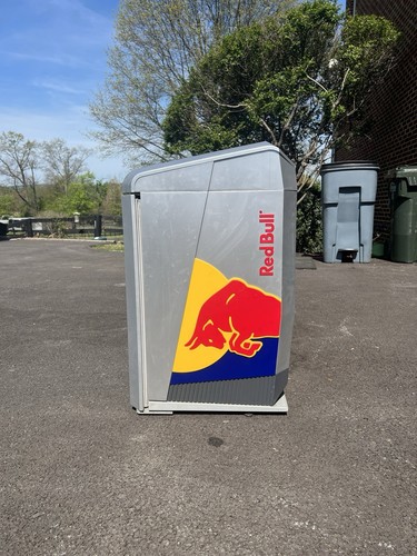 Red Bull Mini Fridge Lighted Cooler RB-GDC ECO LED Tested & Working ...