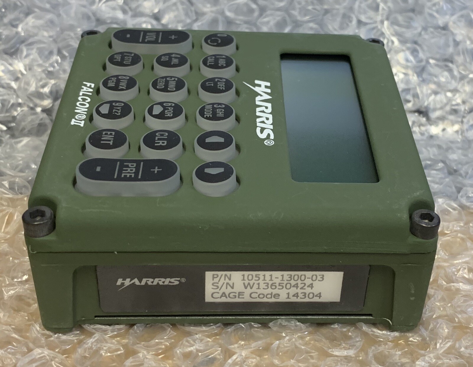 Harris Military Falcon II Radio Keypad Display Panel 10511-1300-03 ...