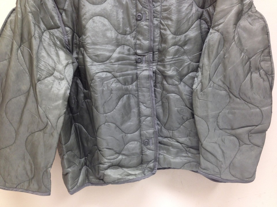 US ARMY ISSUED ACU M65 FIELD JACKET LINER COLD WEATHER FOLIAGE GREEN X ...