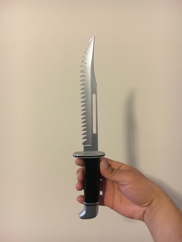 Scream Ghostface knife ”Custom Hacksaw Tactical Edge Plain Version ...