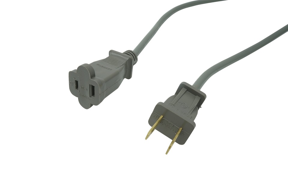 Light Duty Extension Cord, 20Ft, 16 Gauge, Small Appliance Cord, SVT ...