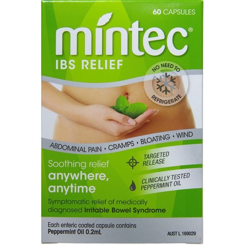MINTEC CAPSULES 60 PEPPERMINT OIL - CAP 0.2ML X IBS CAPS | eBay