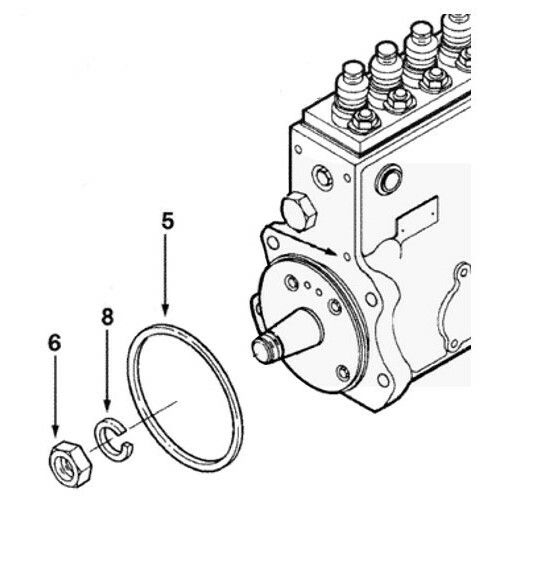 Seal Oring 3969698 Cummins 6BT 5.9L Bosch P7100 Pump Inline W/ (2 ...