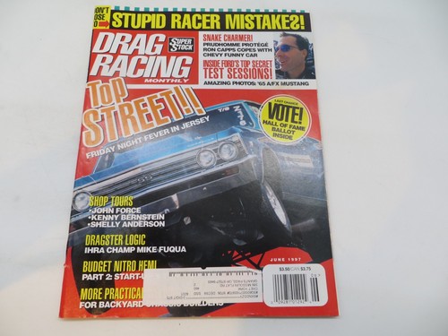 DRAG RACING SUPER STOCK MONTHLY Magazine June 1997 Nitro Hemi ...