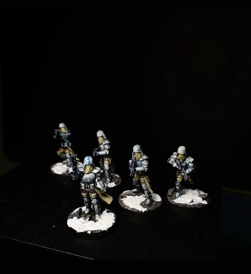 Star Wars Snowtrooper Legion Scale Miniatures || Handpainted | eBay