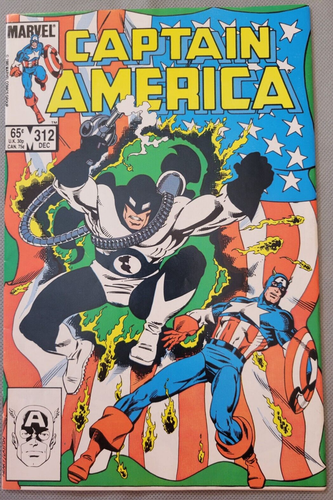 Captain America #312 1985 Key 1st App Flag Smasher Karl Morgenthau *CCC ...