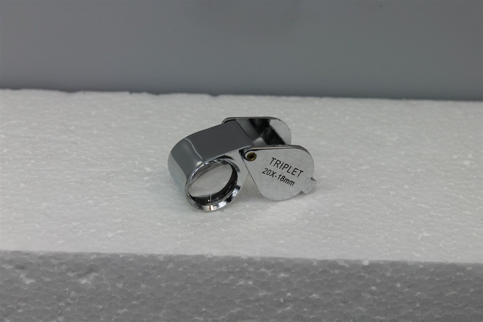 10x21MM Chrome Round Body Triplet Jeweler's Loupe : Closeout | eBay