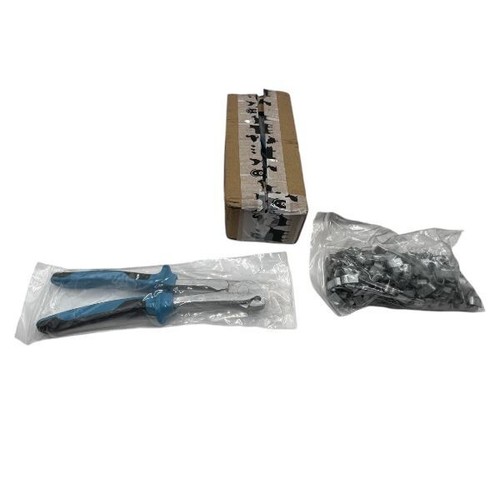 Best J-Clip Plier with 2lbs of J-Clips Comfort Blue Handle Heavy Duty ...