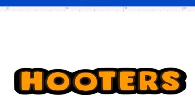 HOOTERS CUSTOM DECAL STICKER TRUCK VEHICLE CAR RESTAURANT OWL BAR 3.75x24 Inch! | eBay