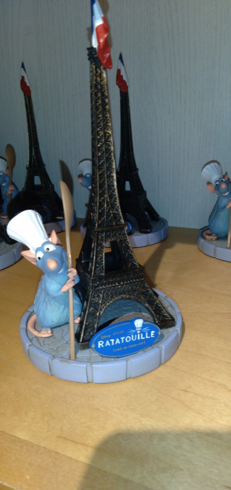 Disney Parks Epcot Paris Remy Ratatouille With Eiffel Tower Figurine ...