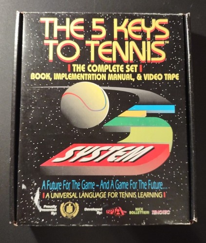 The 5 Keys to Tennis Nick Bollettieri Complete Set USPTA Adidas 1991 ...