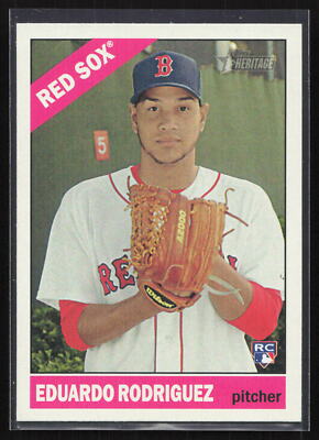 2015 Topps Heritage #527 Eduardo Rodriguez Rookie Boston Red Sox Card ...