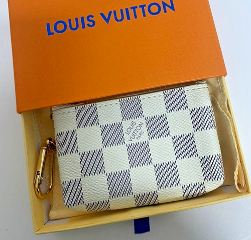 Louis Vuitton Damier Azur Pochette Cles Coin Purse | eBay
