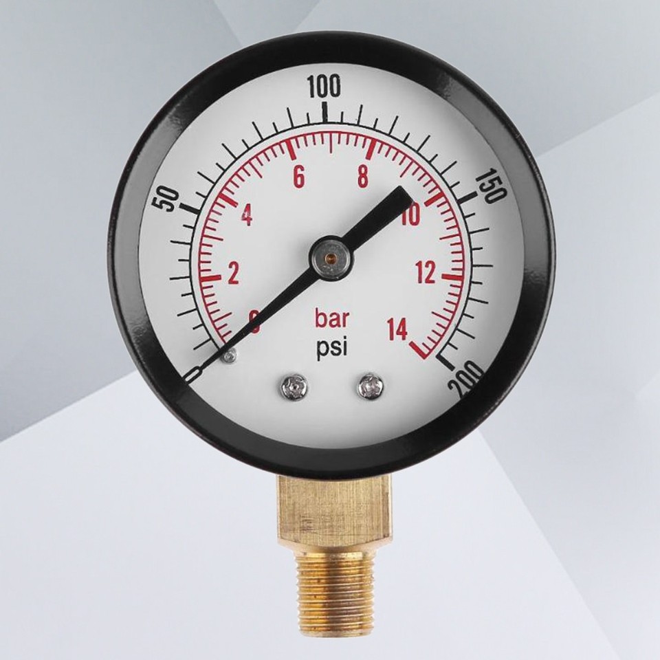 Set of 2 Vacuum Gauge Tester Oil Pressure Air Multi-function Gas | eBay