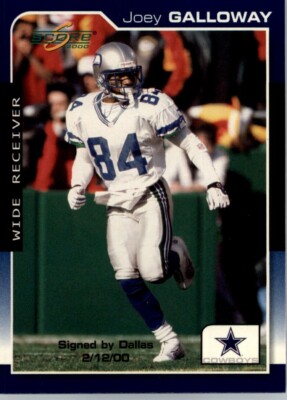 2000 Score Football #50 Joey Galloway - Dallas Cowboys | eBay