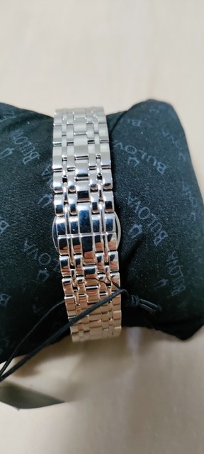 Bulova Quadra Women Watch Stainless Steel Dial Color Black 96P202 for ...