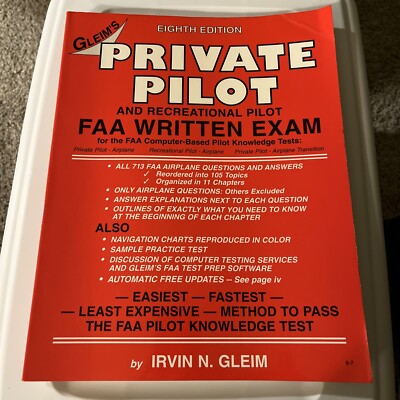 Private Pilot and Recreational Pilot FAA Written Exam for FAA Computer ...