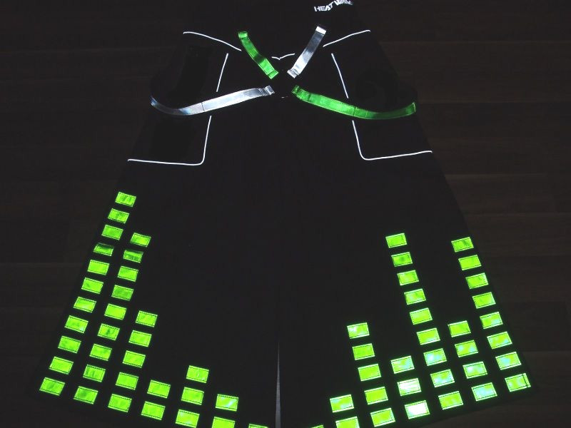 Heatwave phat pants rave gear reflective dance wear hardstyle reflector ...
