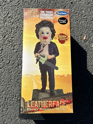 Leatherface Pretty Woman Mask Bobblehead Statue The Texas Chain Saw ...