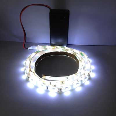 Exhibition Display white Led Lights 9V Battery Operated 1000mm ...