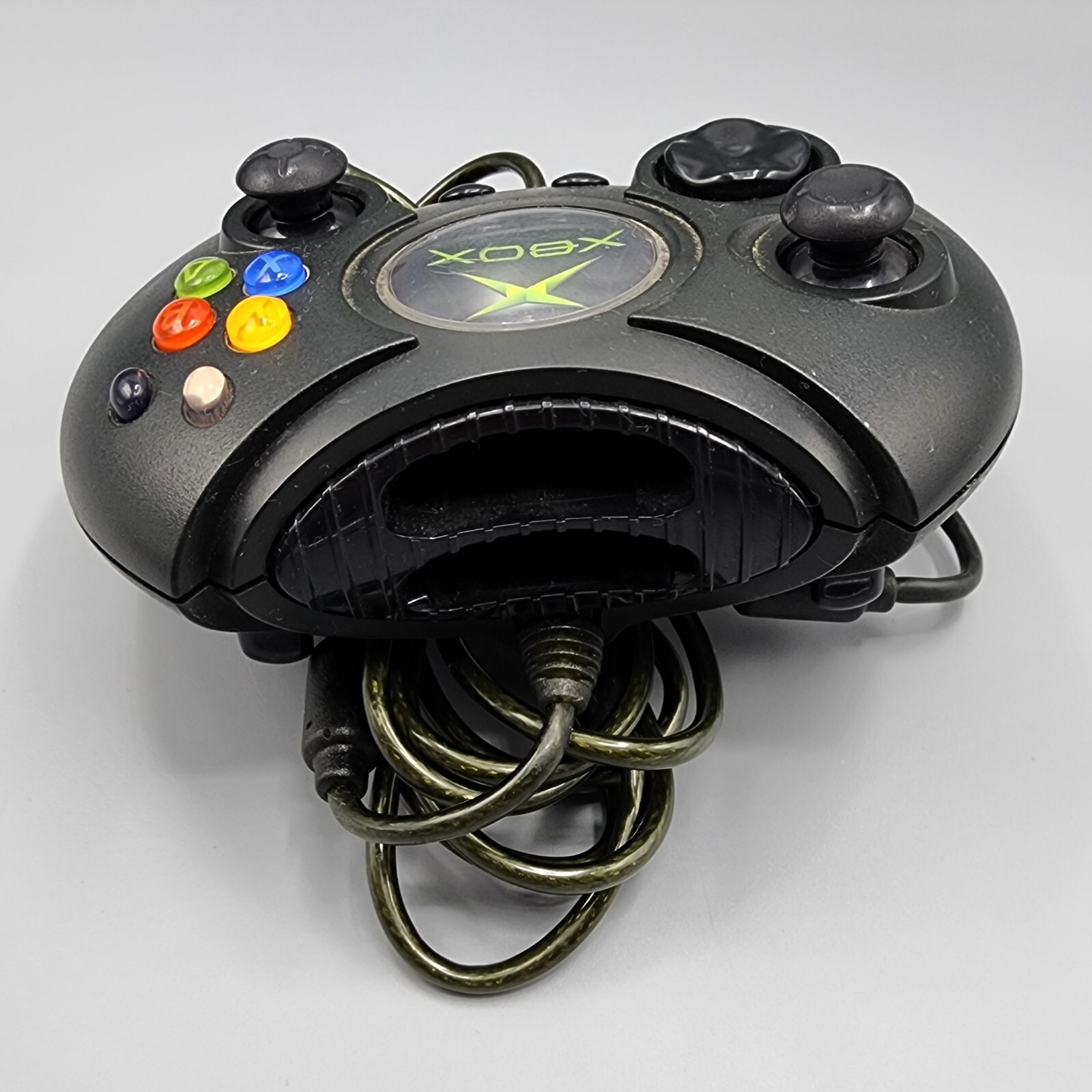 Original Xbox OEM "DUKE" Black Controller W/ Breakaway Cable! TESTED | eBay