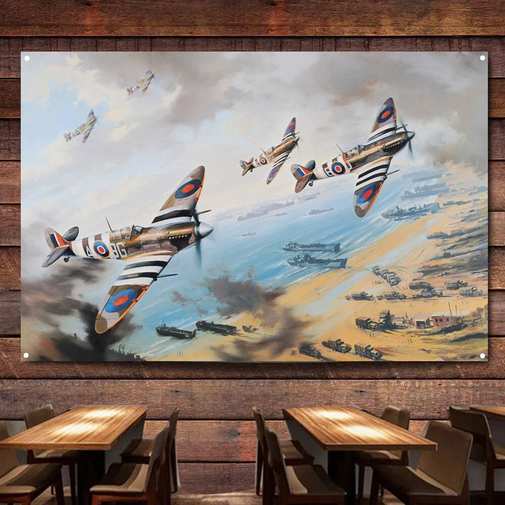 Landing on the coast Fighter Jet Posters and Prints Flag Home Decor ...