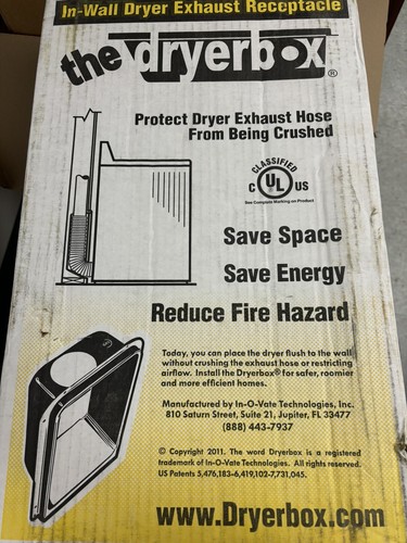 DRYERBOX 425THD 4.25 in. Dryer Box Metal Recess B139 | eBay
