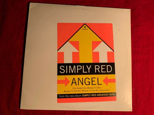 SIMPLY RED ~ ANGEL 1996 US PROMO 12" SINGLE #ED-6012 MIXES/INSTRUMENTAL ...