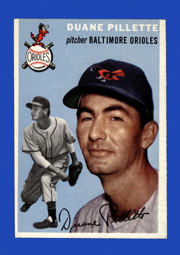 1954 Topps Set-Break #107 Duane Pillette EX-EXMINT *GMCARDS* | eBay