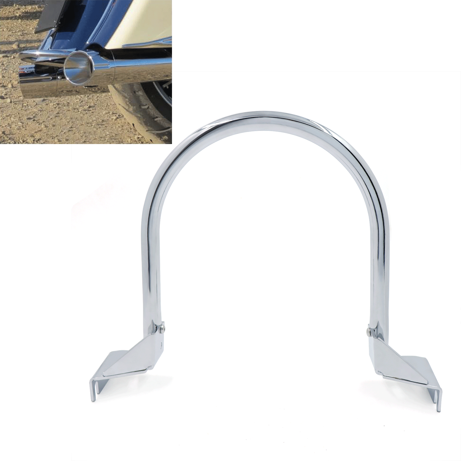 For Indian Dark Horse Chief Chieftain Roadmaster Rear Fender Rail Guard ...