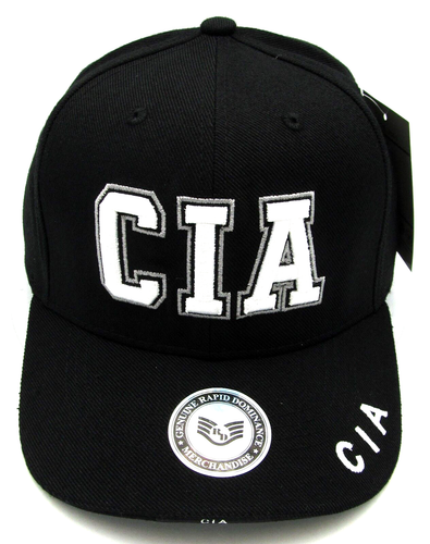 Rapid Dominance CIA Ball Cap Hat US Law Enforcement 3DEmbroidered Adult ...