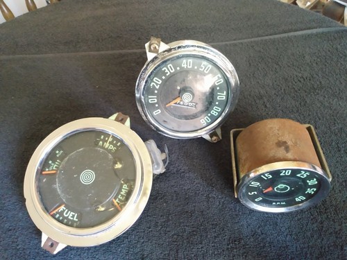 Speedometer Jeep? P/n 565DMG10 Vintage 1940‘s 50‘s AC Tachometer 0-40 ...