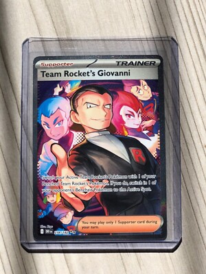 Pokémon Destined Rivals Team Rockets Giovanni Special illustration rare ...
