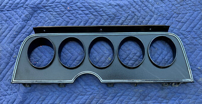 72-76 Ford Gran Torino Ranchero Black Dash Bezel Gauge Cluster Surround ...