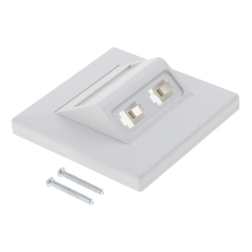ABS 2 Sockets SC LC Fiber Tray Fiber Optic Wall Plate Panel | eBay