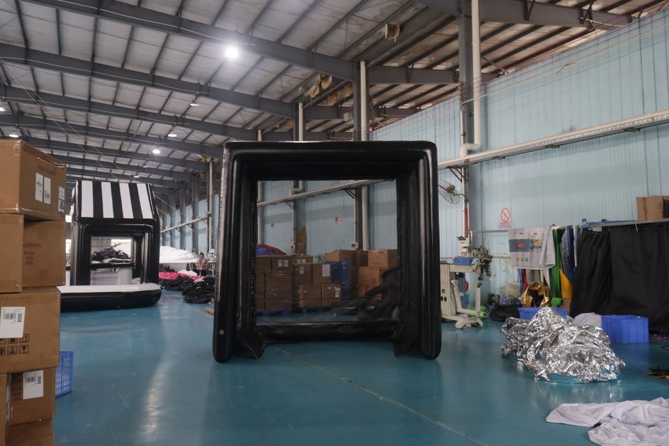 Inflatable Golf Hitting Bay Golf Training Cage Golf Simulator Projector ...