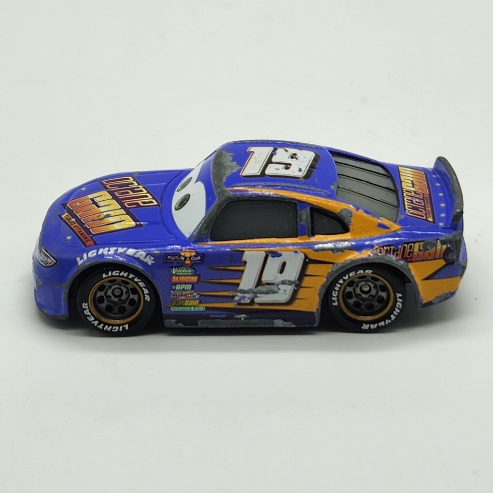 Bobby Swift Octane Gain Race Car #19 Disney Pixar Cars Piston Cup 1:55 ...