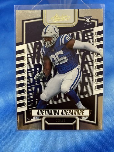 2023 Panini Absolute Gold Foil Adetomiwa Adebawore RC Indianapolis ...