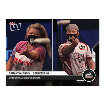Samantha Finley / Derrick King RC - Cornhole ACL 2020 TOPPS NOW (217 ...