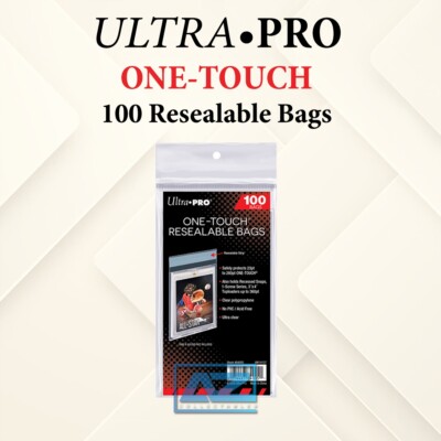 Ultra Pro One Touch Resealable Bags 100 For Pokemon Sports Trading ...