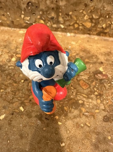 Smurfs Lab 20164 Figure Vintage Papa Smurf Figurine. Chemist | eBay