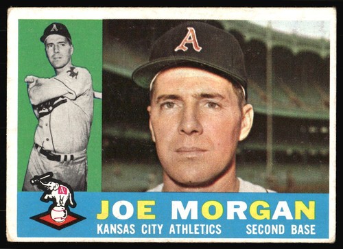 1960 Topps Joe Morgan Rookie #229 Kansas City Athletics | eBay